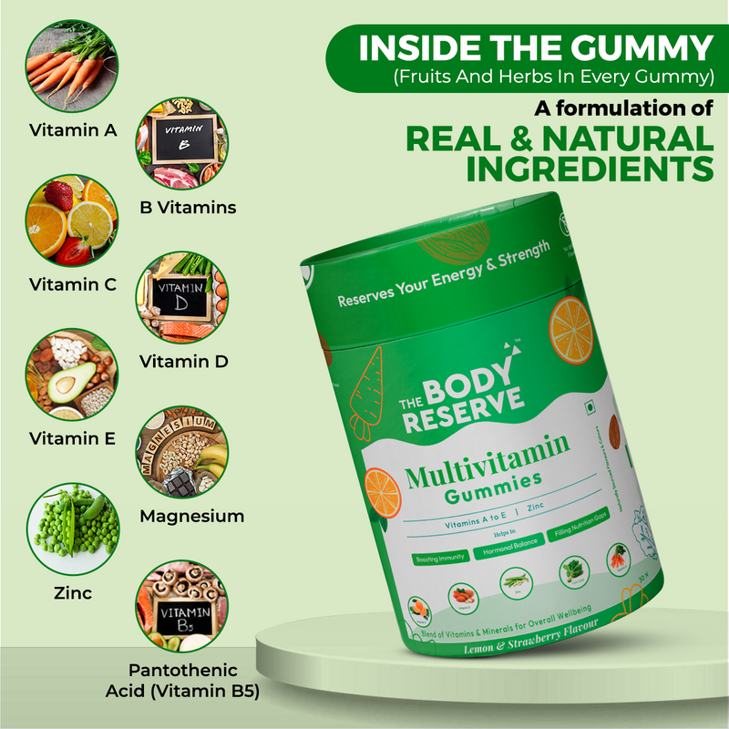 Multivitamin Energy Gummies For Adults – THEBODYRESERVE